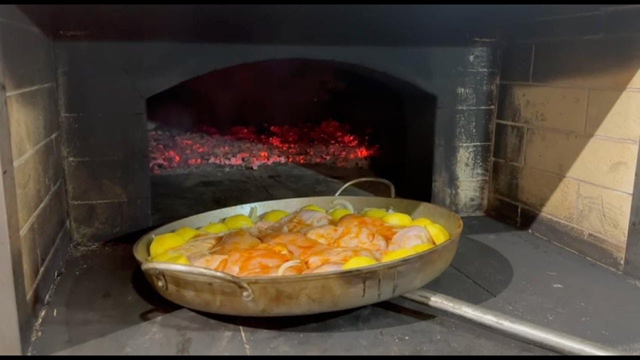 Chef at home broasted Chicken - Wood-Fired Oven!Pro Chef Techniques 🔥 # ...