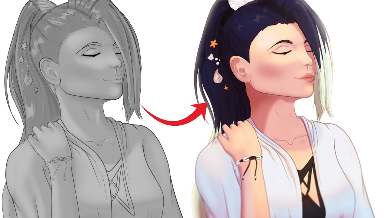 Drawing my Comfort Character! - YouTube