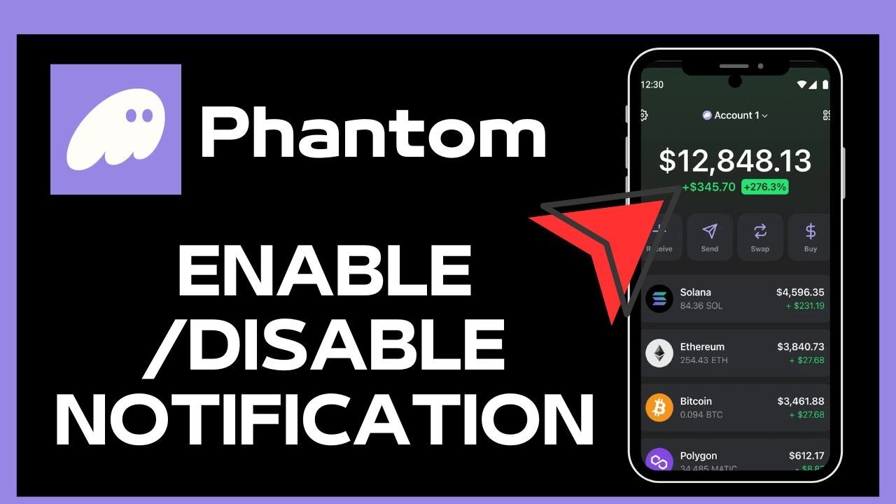 How to Enable Disable Notification on Phantom Wallet App 2024? - YouTube
