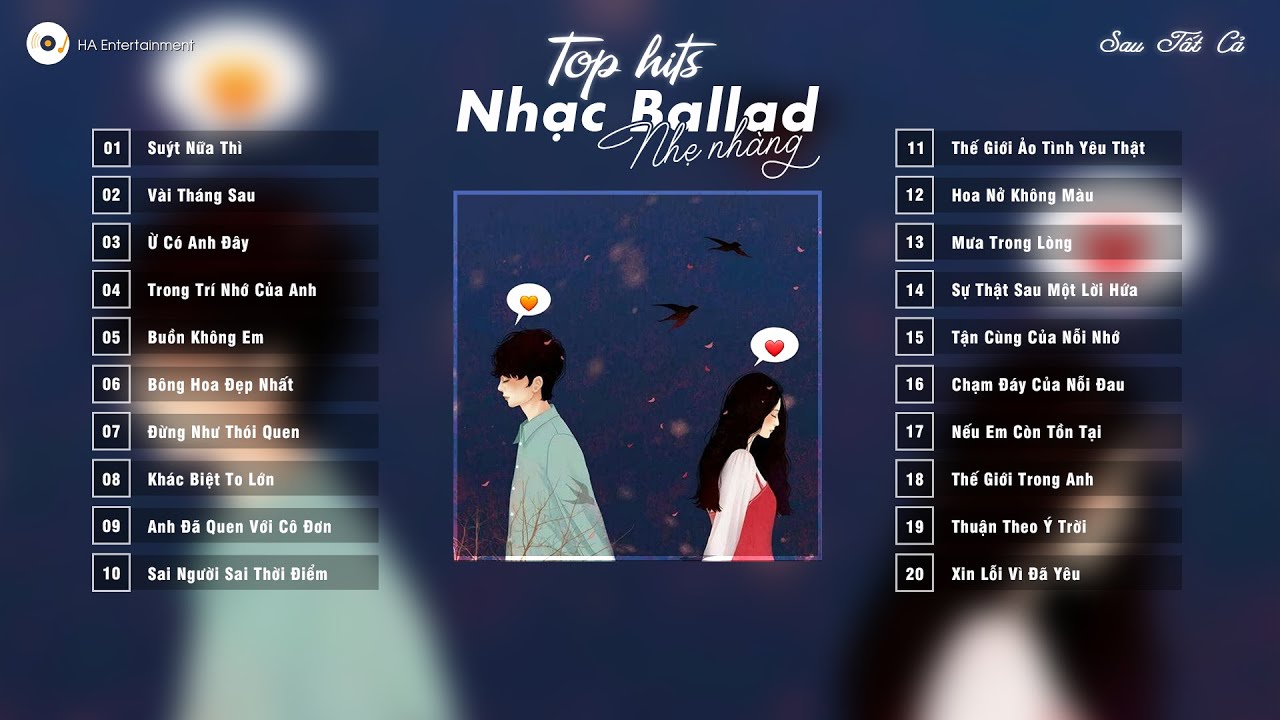 Top 20 Nhạc Trẻ Ballad Buồn Hay Nhất 2023 - Nhạc Ballad Hay Nhất 2023 ...