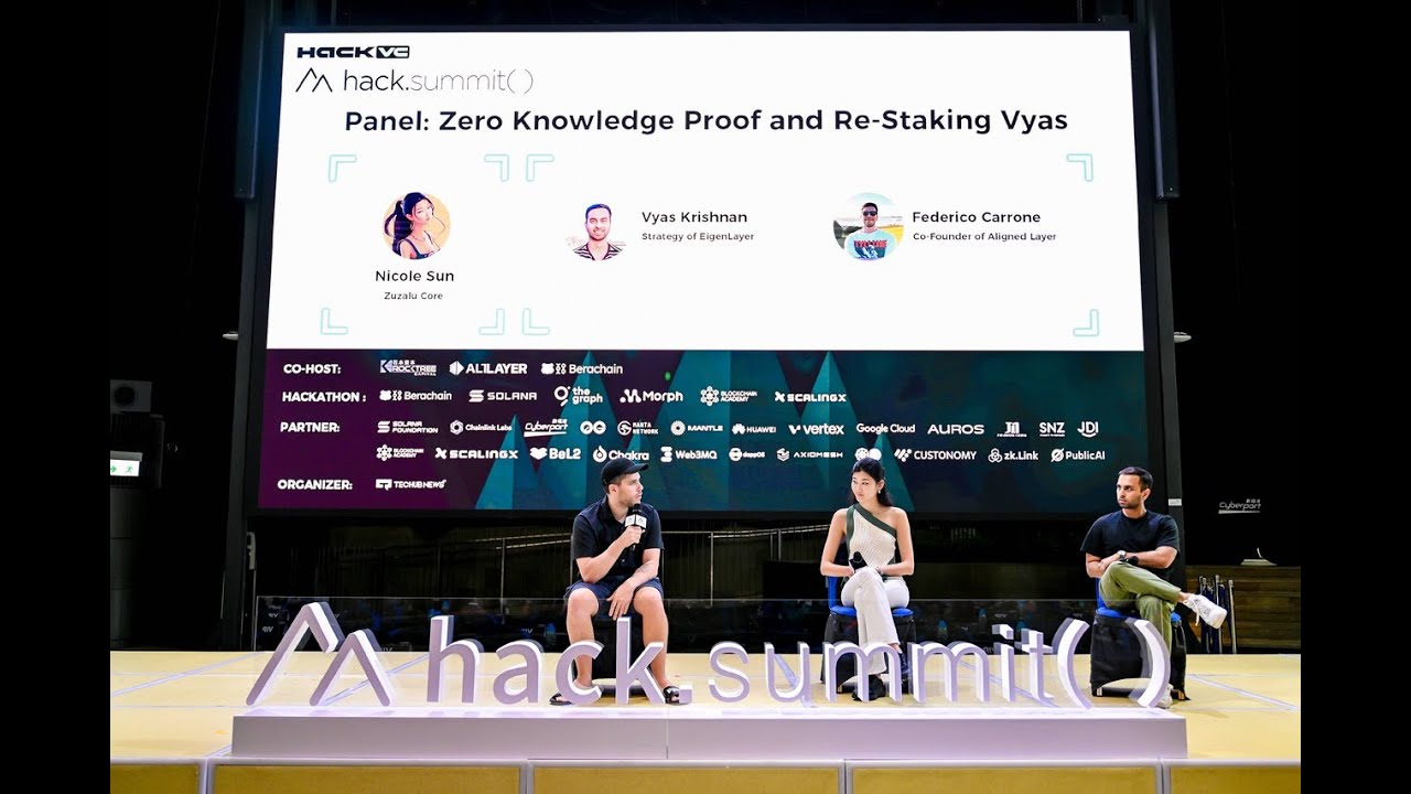 Hack Summit 2024: Zero knowledge proof and re-staking - YouTube