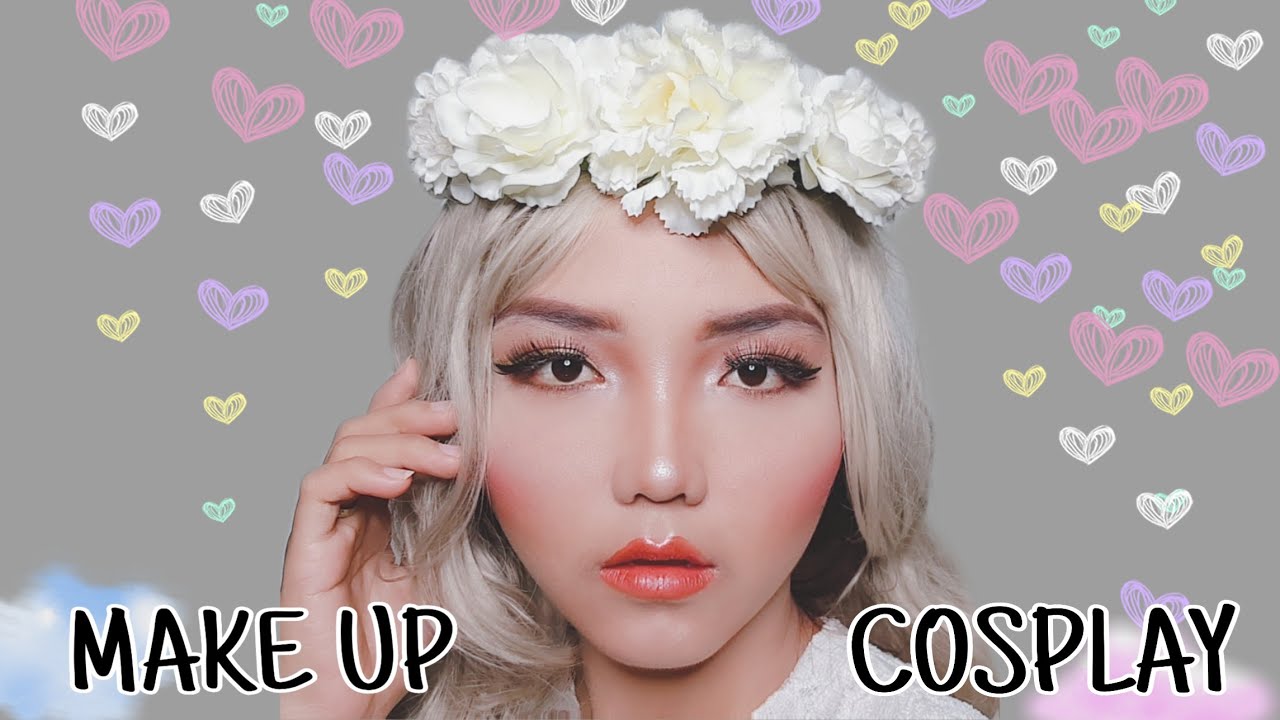 MAKE UP COSPLAY SIMPLE || TUTORIAL WITH SUB | HARUS COBA !! - YouTube