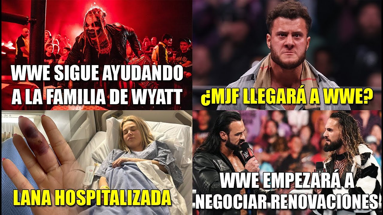 LANA OPERADA DE URGENCIA| ¿MJF A WWE ES POSIBLE?| WWE ayuda a los hijos ...