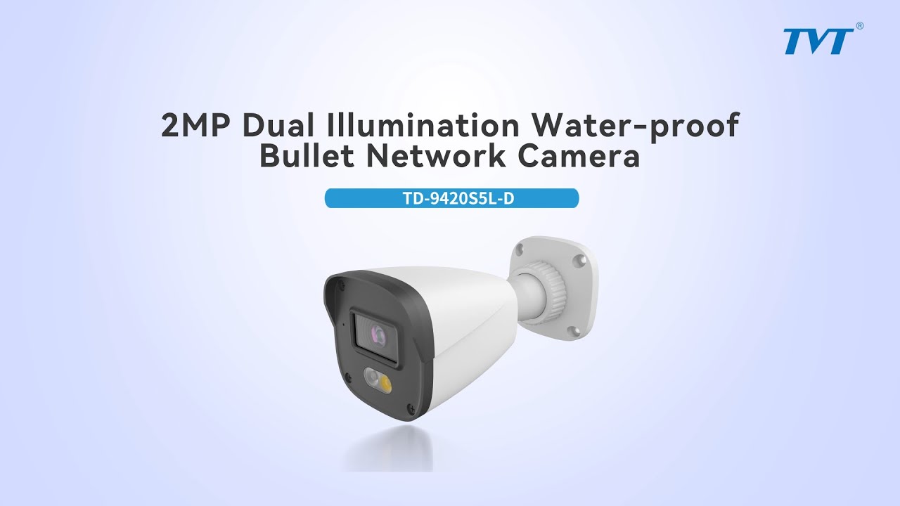 TVT 2MP Dual Illumination Water-proof Bullet Network Camera - Night ...