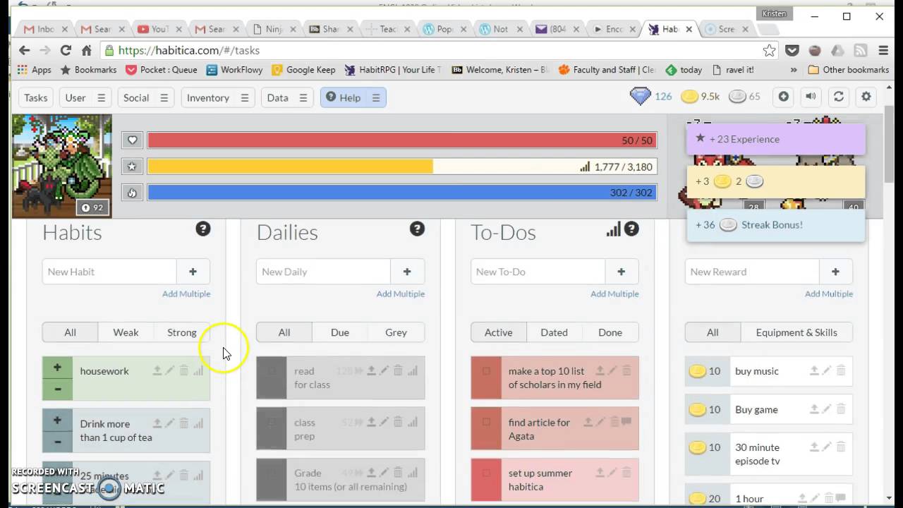 Habitica and Task Management - YouTube