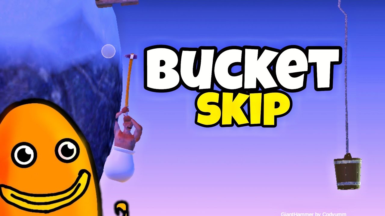 Getting Over It All Skip Speedrun with Bucket Skip - YouTube