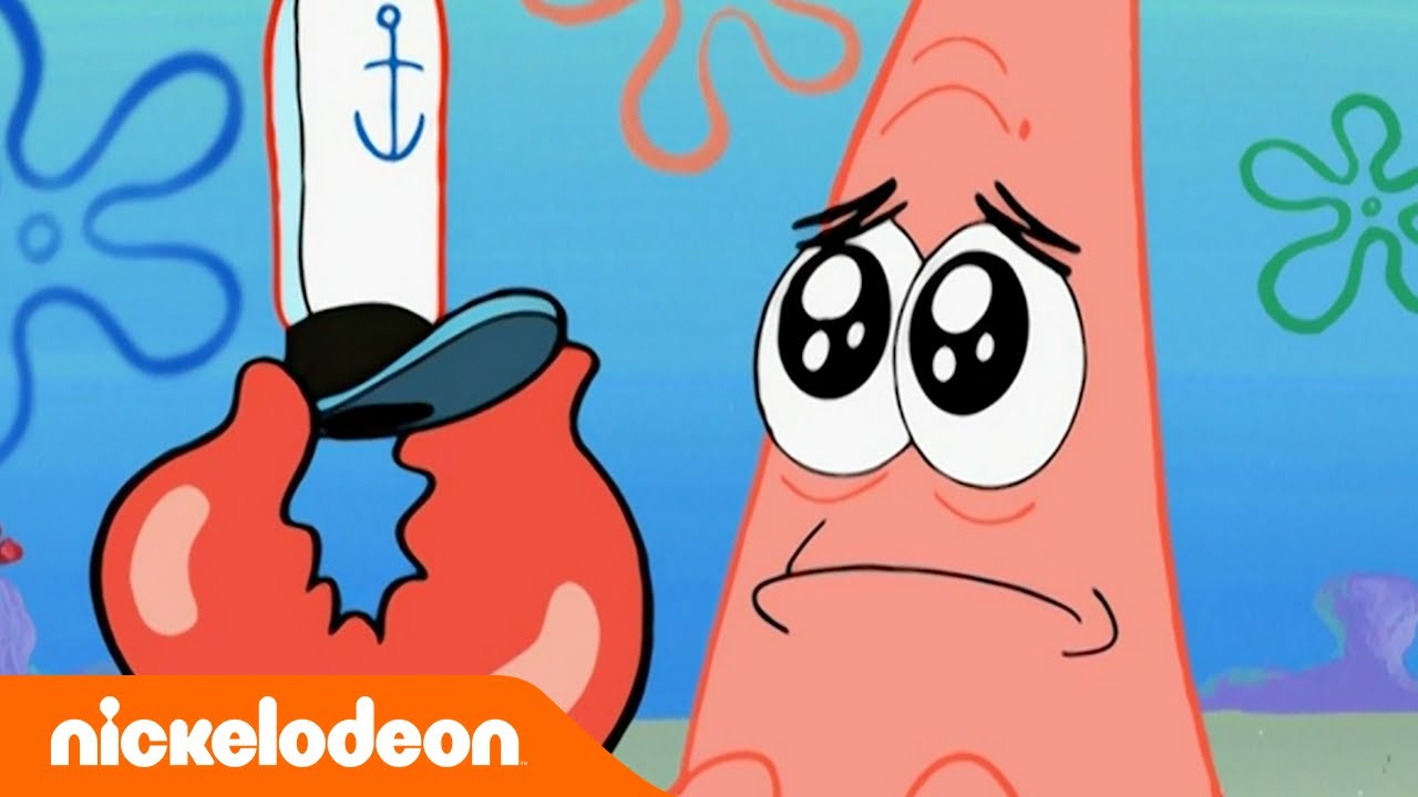 SpongeBob | Patrick Bekerja di Krusty Krab...LAGI! | Nickelodeon Bahasa ...