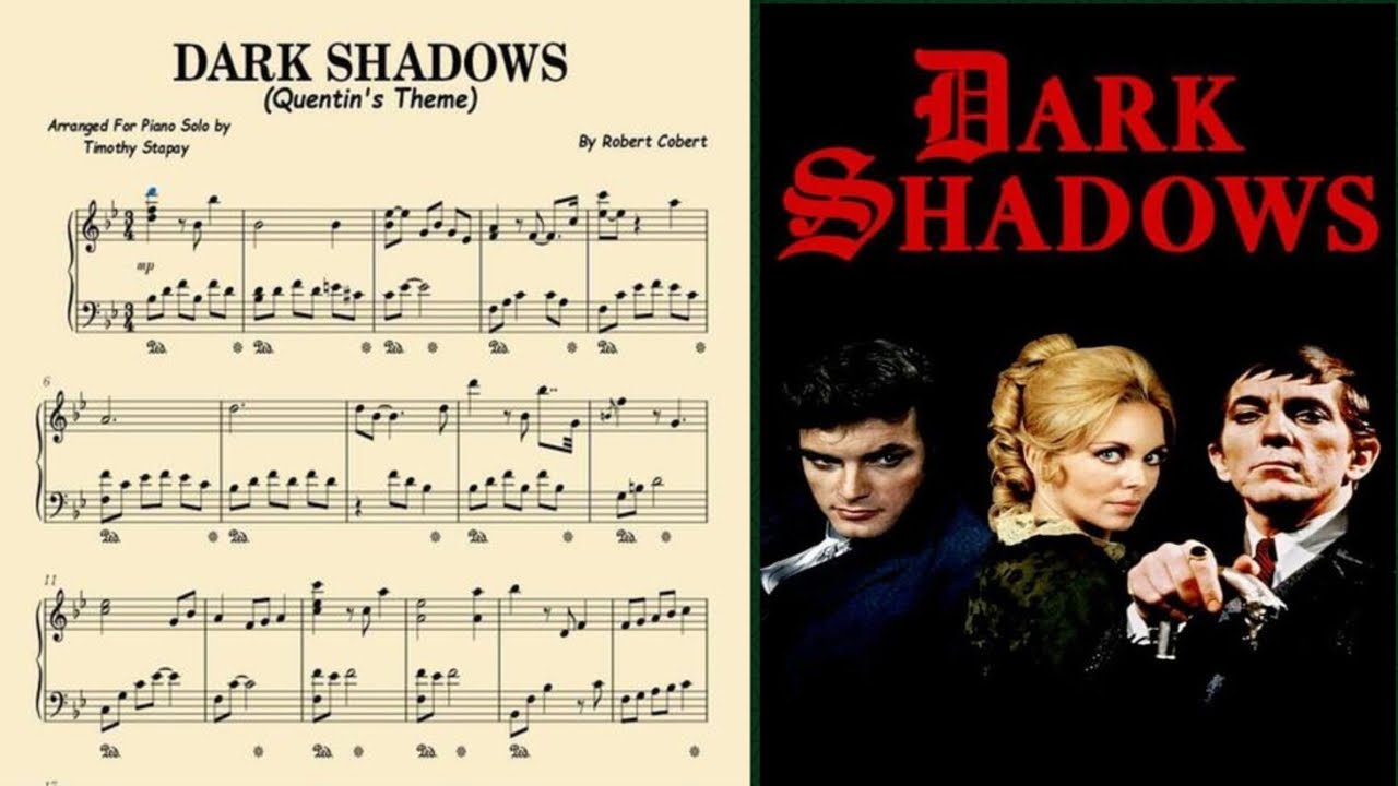 Dark Shadows (Quentin's Theme) Piano Cover - YouTube