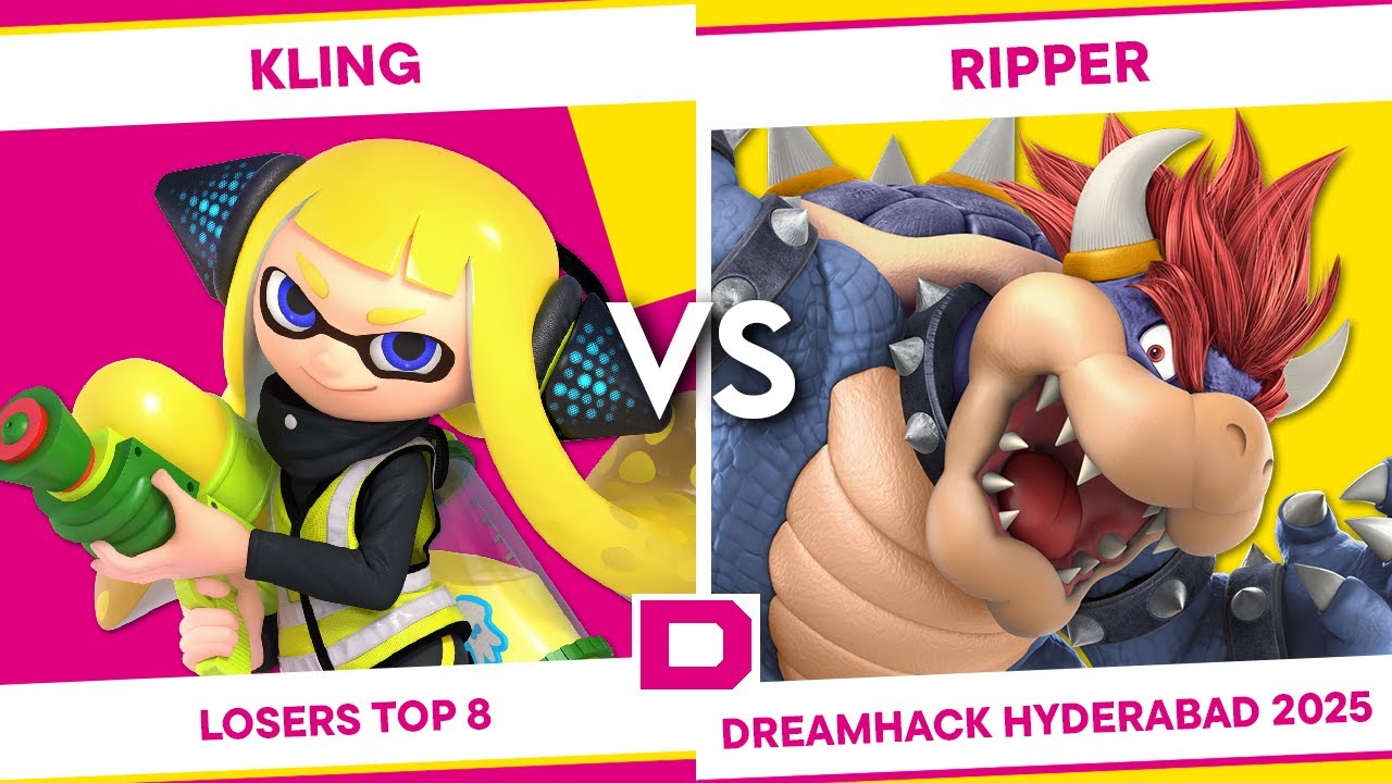 Kling (Inkling) vs Ripper (Bowser) - DreamHack India 2025 - Smash ...