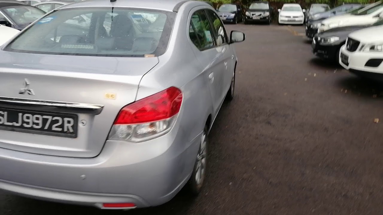 2017 USED MITSUBISHI ATTRAGE SILVER SLJ9972R - YouTube