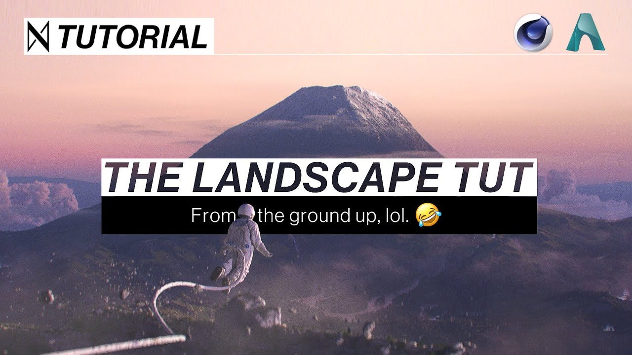 C4D TUTORIAL | Realistic CGI Landscapes [Cinema4D & Arnold] - YouTube