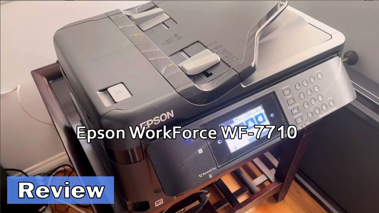 Epson WorkForce WF-7710 Color Inkjet Printer Review - YouTube