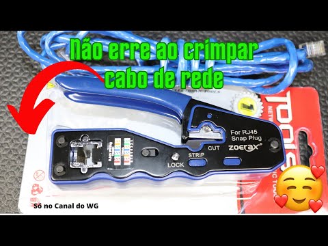 Alicate crimpador RJ45 vazado Zoerax - Tools crimp  WXQ-288