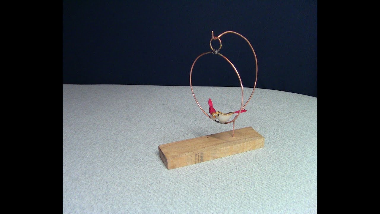 How to make Easy DIY Room Decor using Copper Wire - YouTube