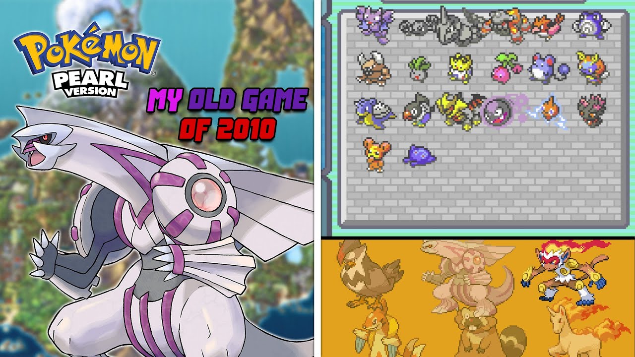 The reaction to my Pokémon Pearl old game from 2010 - YouTube