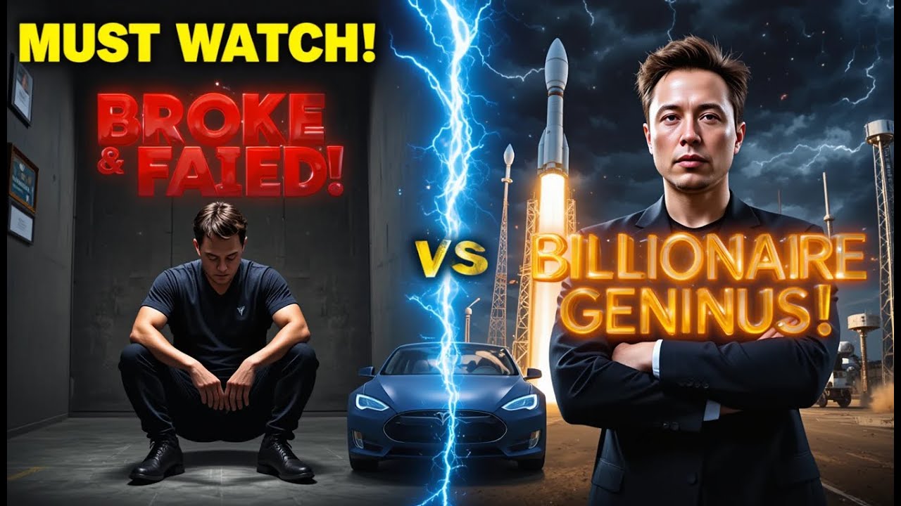 🚀 Elon Musk: Zero to Billionaire – The Untold Struggle! - YouTube