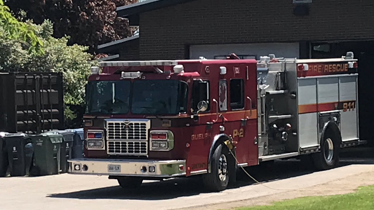 Guelph Fire Department Response compilation 5 - YouTube