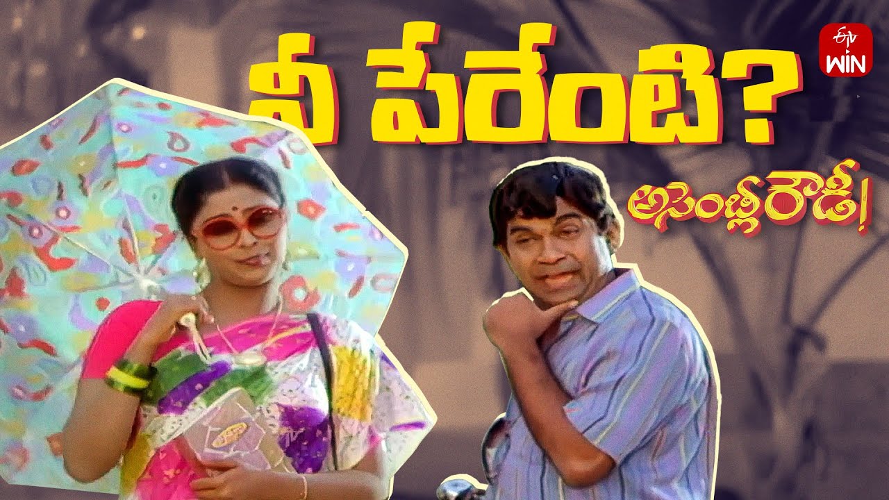 నీ పేరేంటి...? | Brahmanandam Comedy Scene | Assembly Rowdy Movie ...