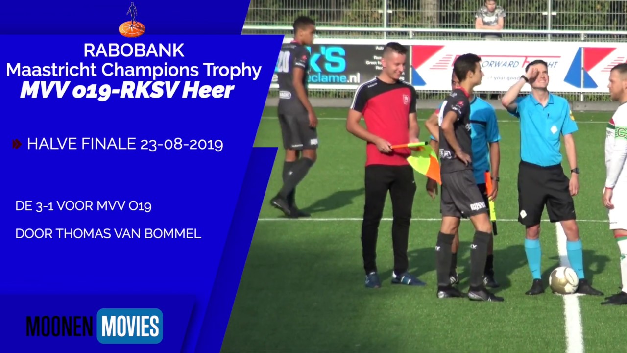 De 3-1 tijdens halve finale MVV O19-RKSV Heer 23-08-2019 - YouTube