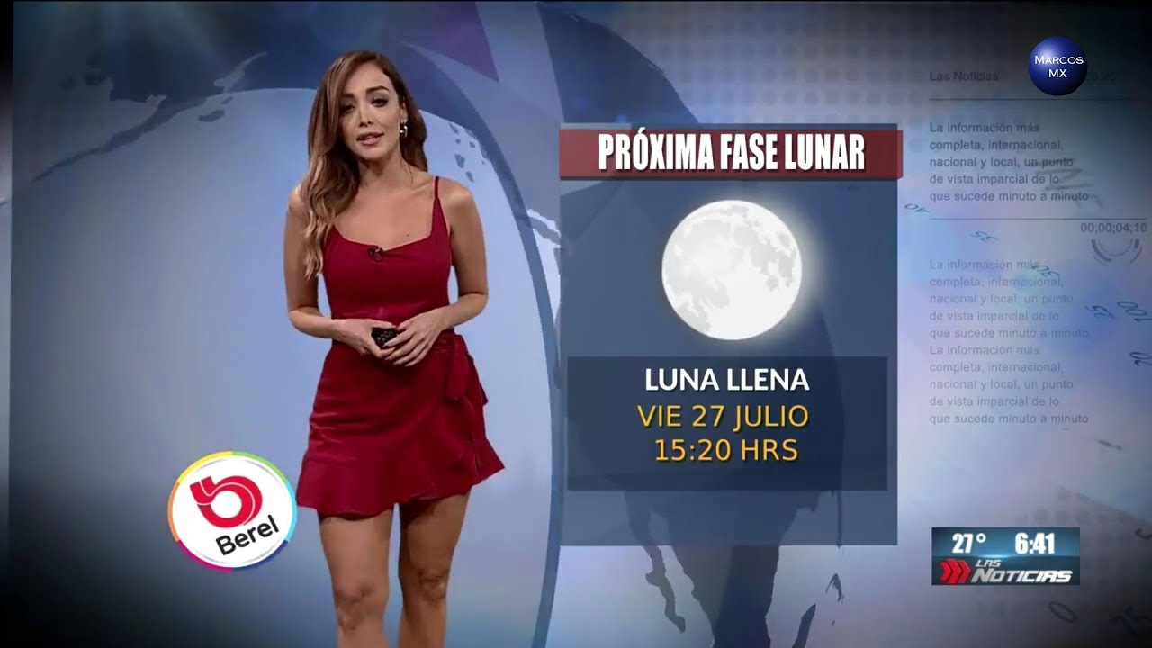 Gaby Lozoya clima 26 de julio 2018 HD - YouTube