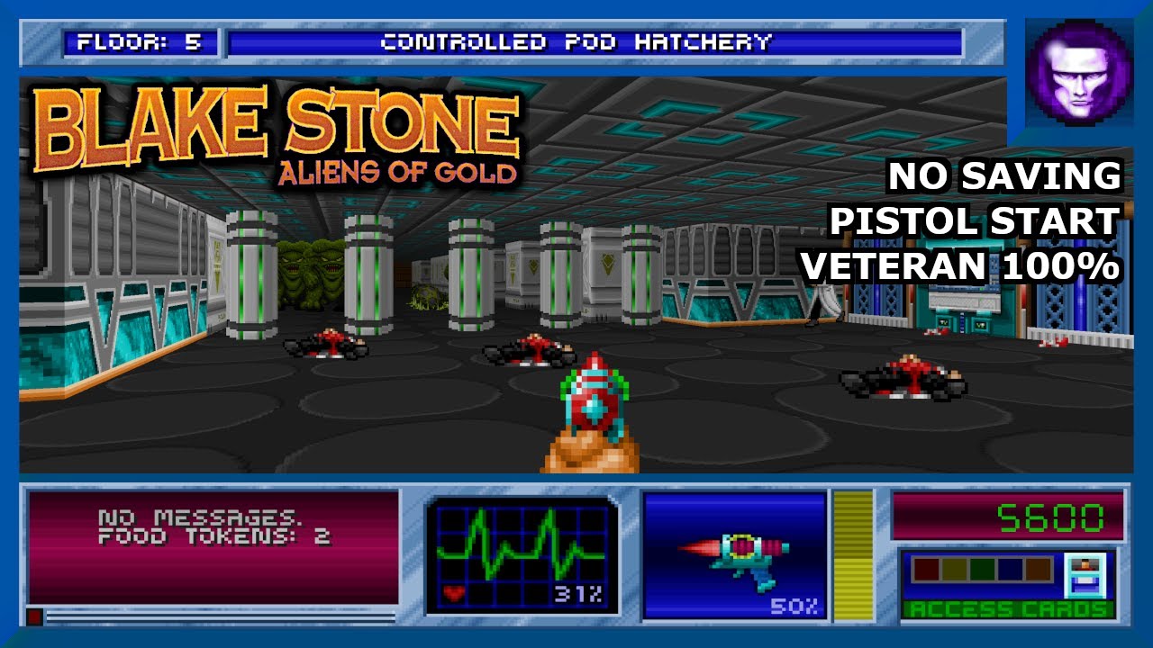 Blake Stone Aliens of Gold Veteran 100% M1F5: "Controlled Pod Hatchery ...