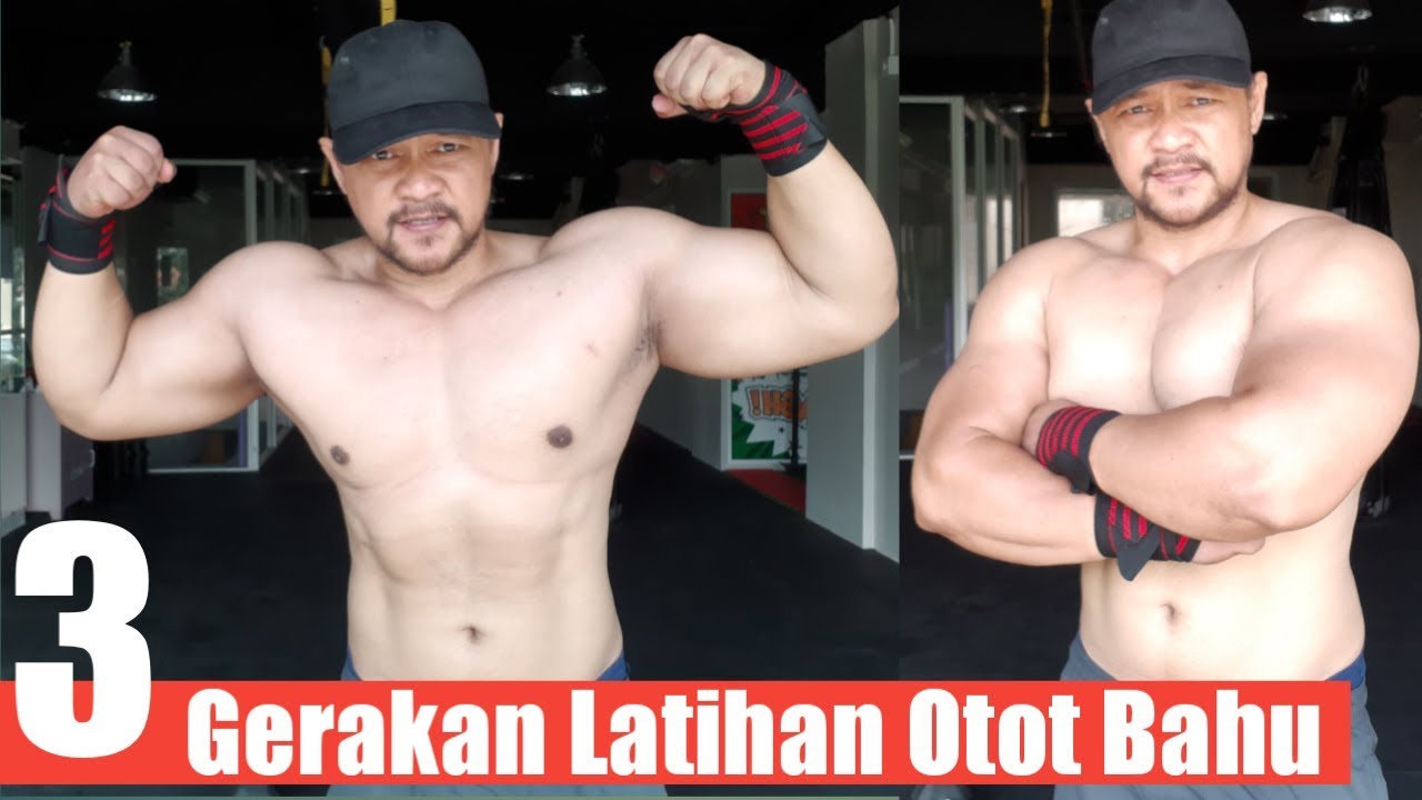 3 Gerakan Latihan Otot Bahu dengan Dumbell | Fitness Motivation| by ...