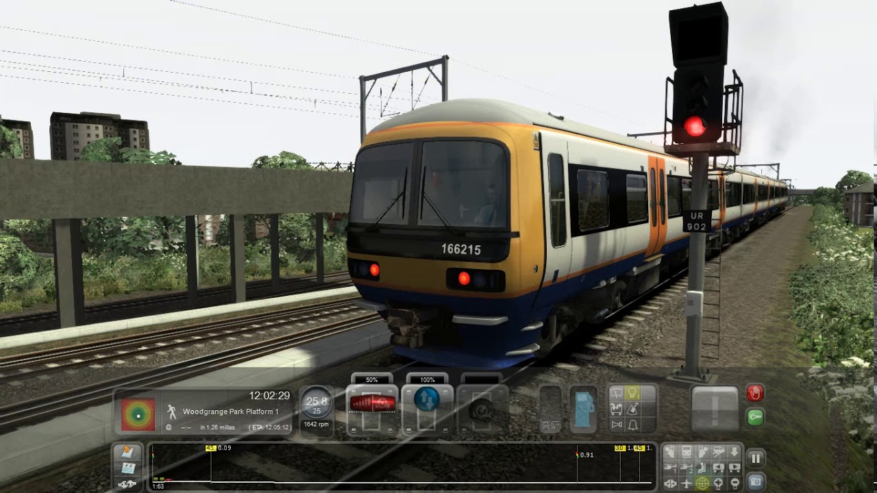 Class 166 Repintado de Overground Train Simulator 2018 - YouTube