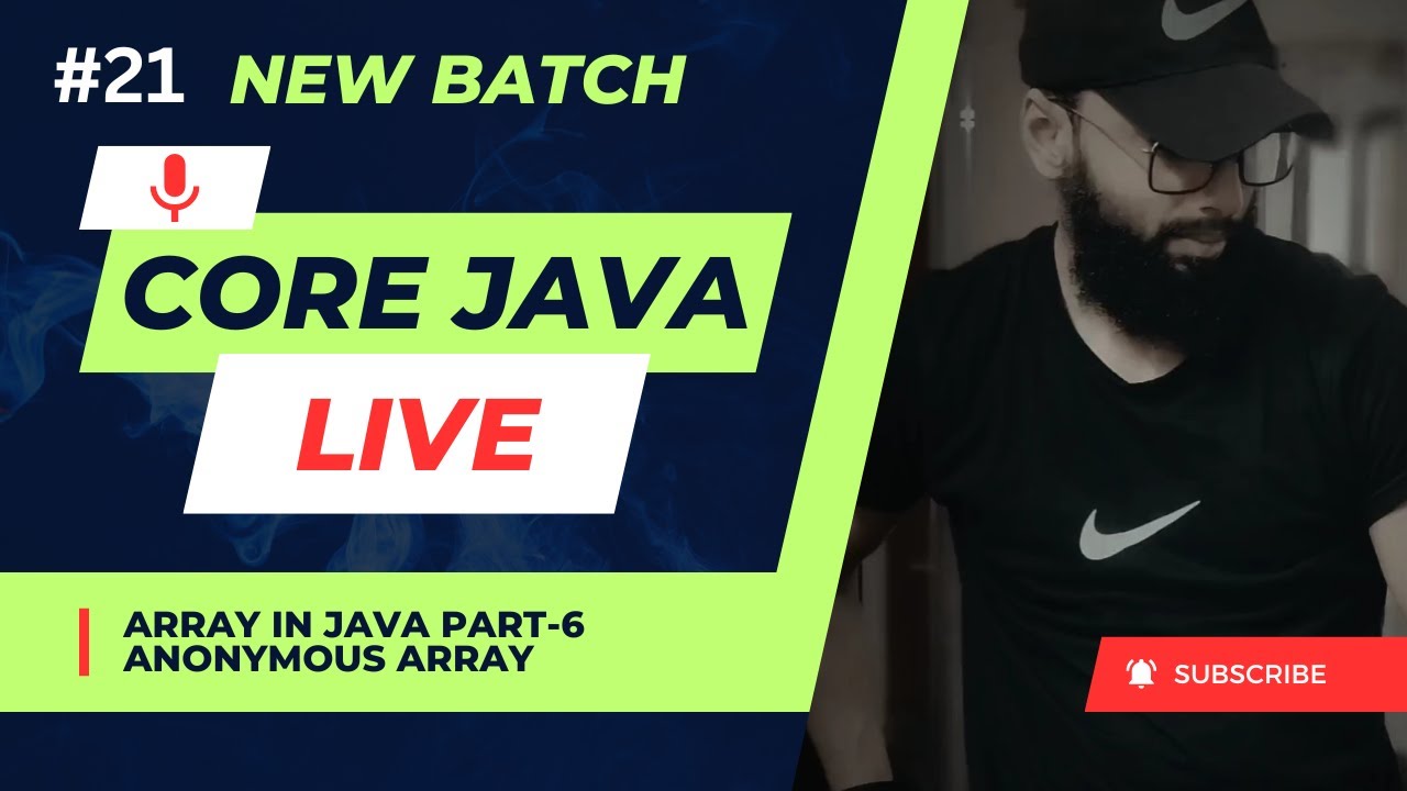 Day 21 Arrays In Java Array Passing In Java Anonymous Array In