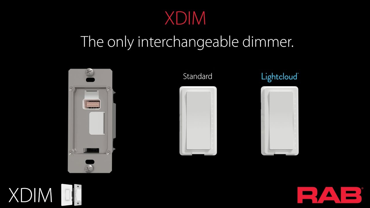 XDIM Interchangeable Smart Dimmer - YouTube