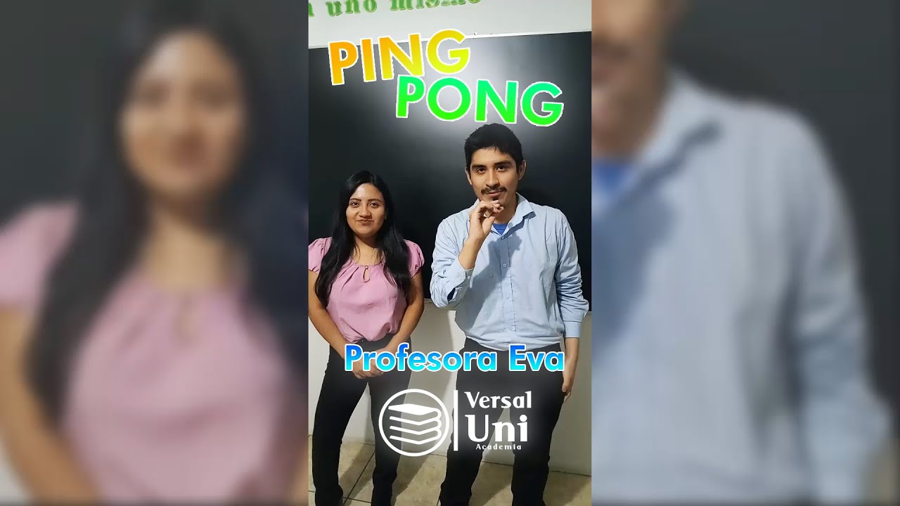 Ping Pong con Profesores 🏓📚 - Prof. Eva | Versal-Uni - YouTube