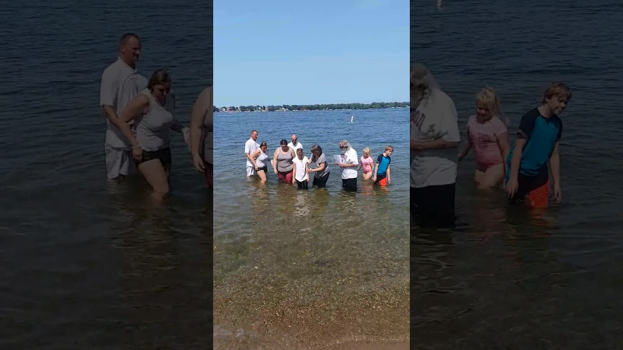 Baptism in cold water - YouTube