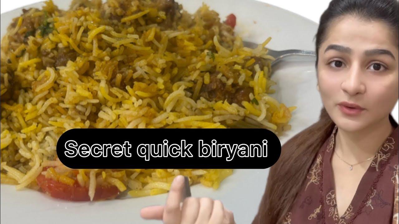 Quick and easy biryani | 20mint quick biryani mery style main ...