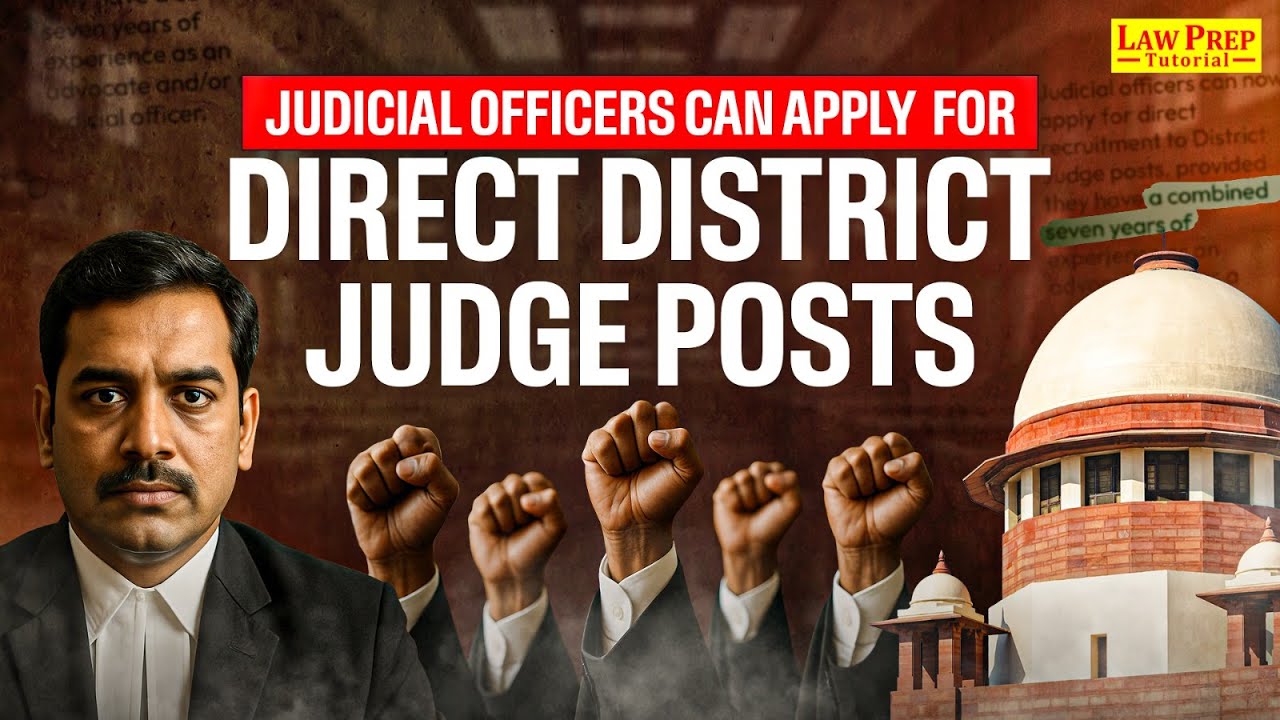 Judicial Officers Can Apply for Direct District Judge Posts | SC ...