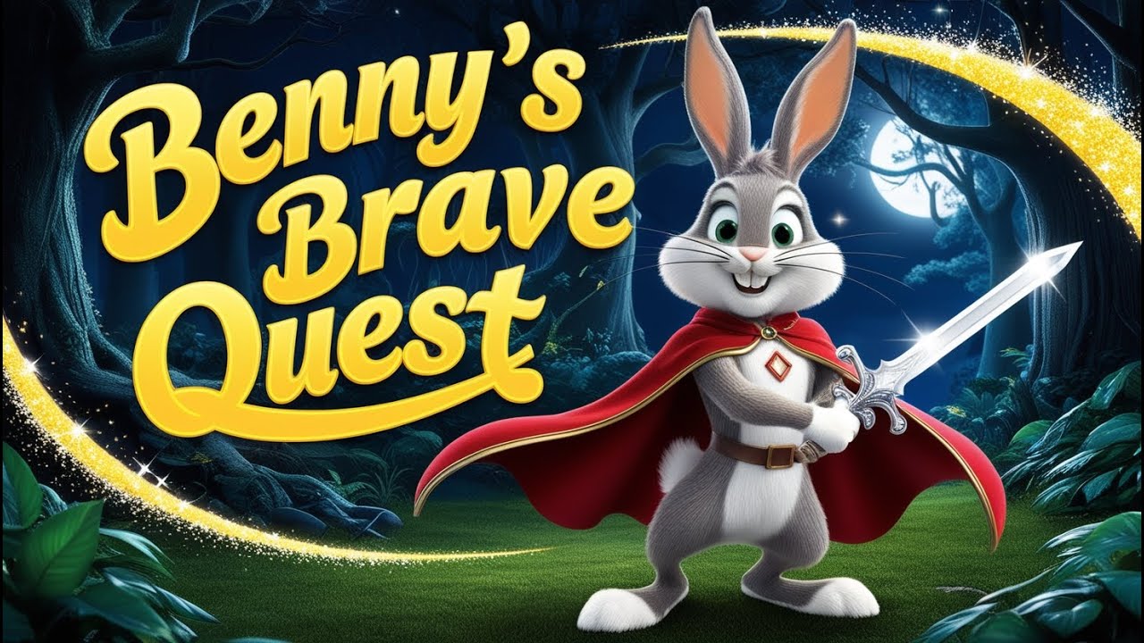 The Tale of Benny the Brave Bunny I Kids stories I Moral stories I Fun ...