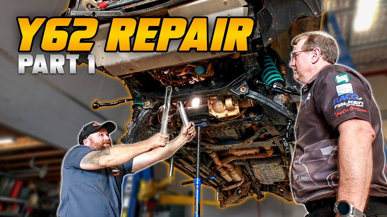 Y62 repair - Steering Rack, Rear Diff & CVs - YouTube