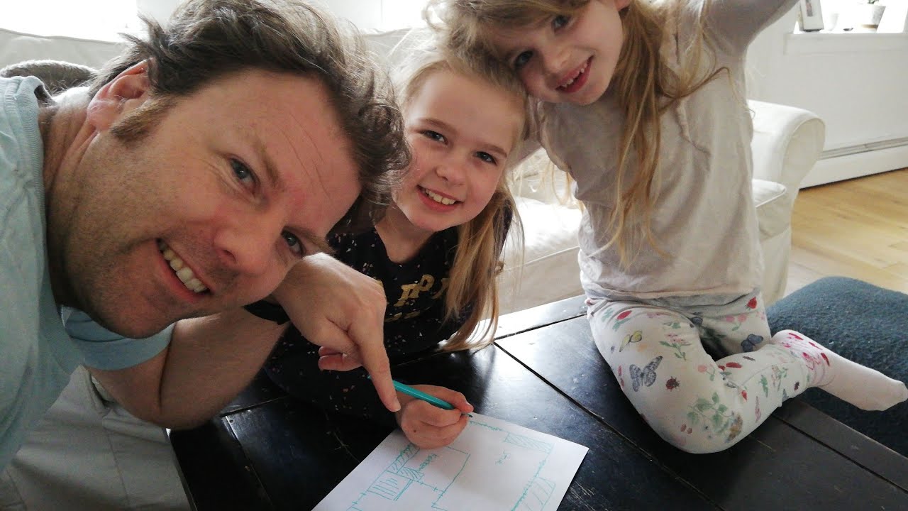 SanneVilleFamily ️Thomas tegner indretningen af vores nye hus🏡 ️ - YouTube