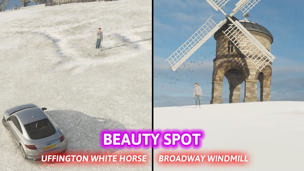 UFFINGTON WHITE HORSE AND BROADWAY WINDMILL | BEAUTY SPOT - FORZA ...