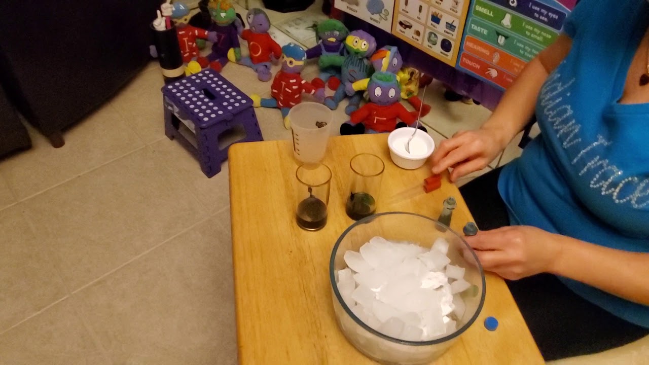 Fizzy Ice Science Experiment - YouTube