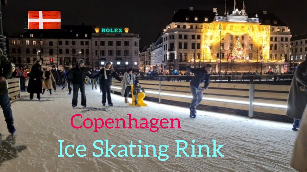 Ice Skating Rink🇩🇰Kongens Nytorv|Copenhagen|#denmark#copenhagen#travel# ...