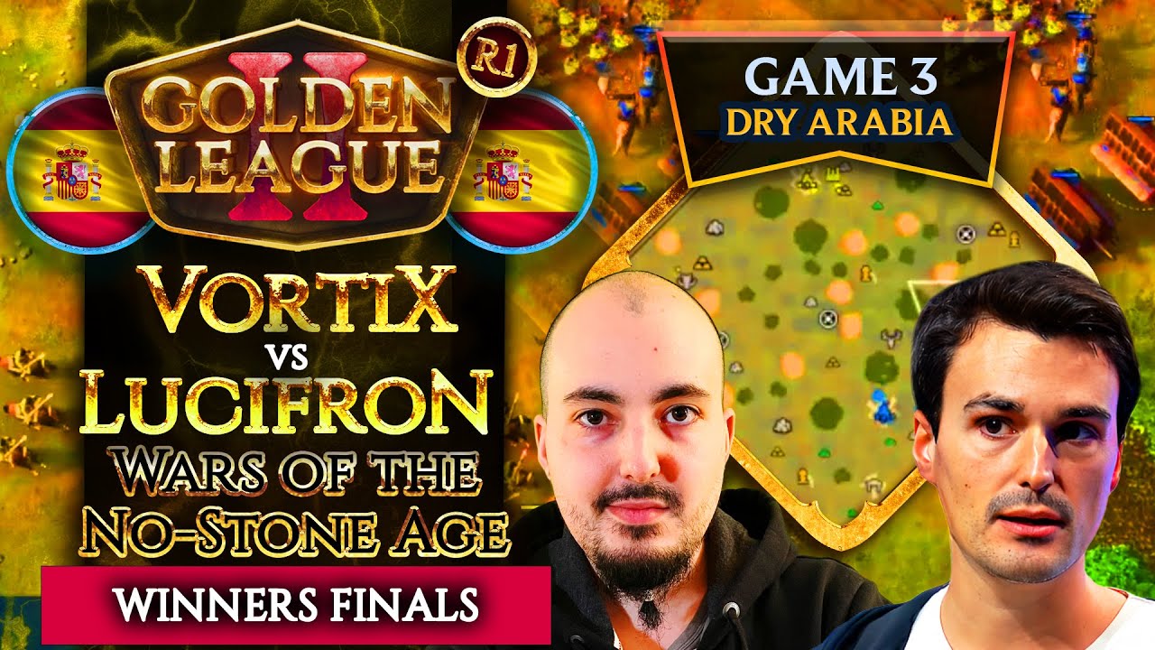 Golden League II Main Event - Wars of the No Stone Age! - LucifroN7 vs VortiX G3 - YouTube