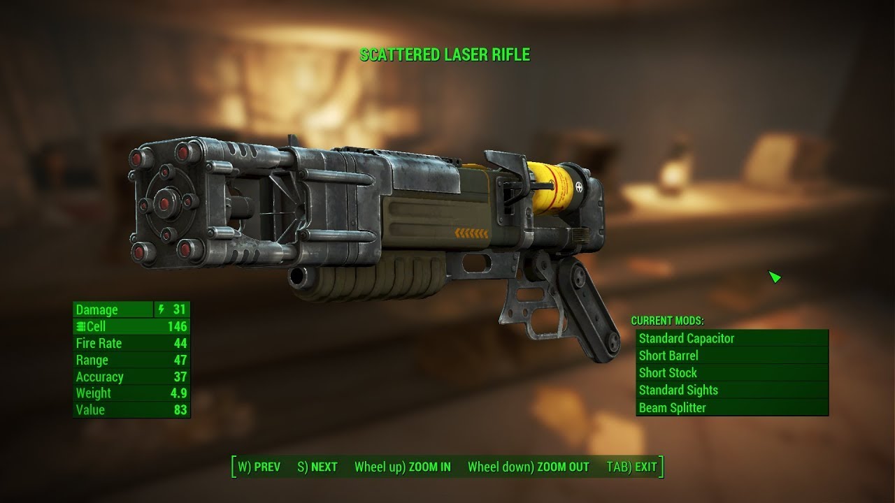 Laser Scattergun Test - YouTube