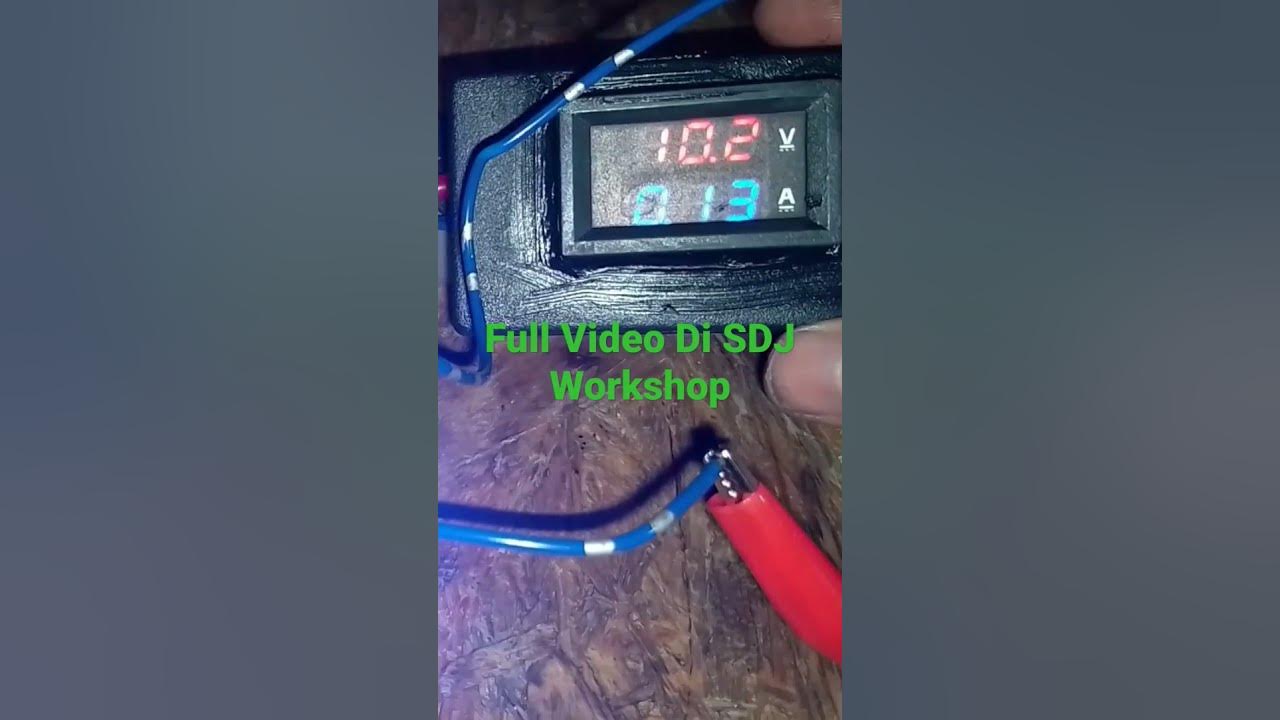 Cara Pasang Volt Ampere Meter Digital Sendiri - YouTube