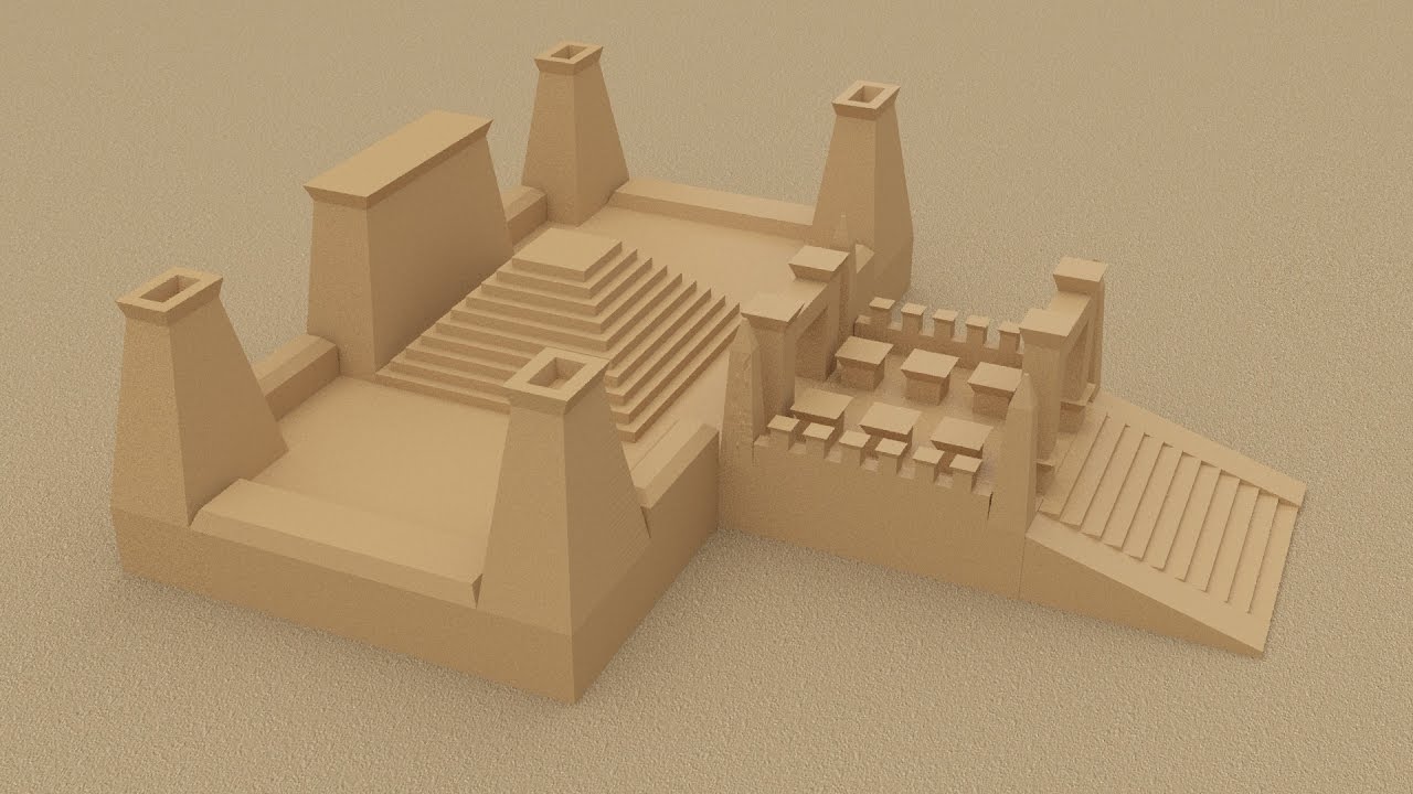 3Ds Max 2014 _ Creating Ancient Temple - YouTube