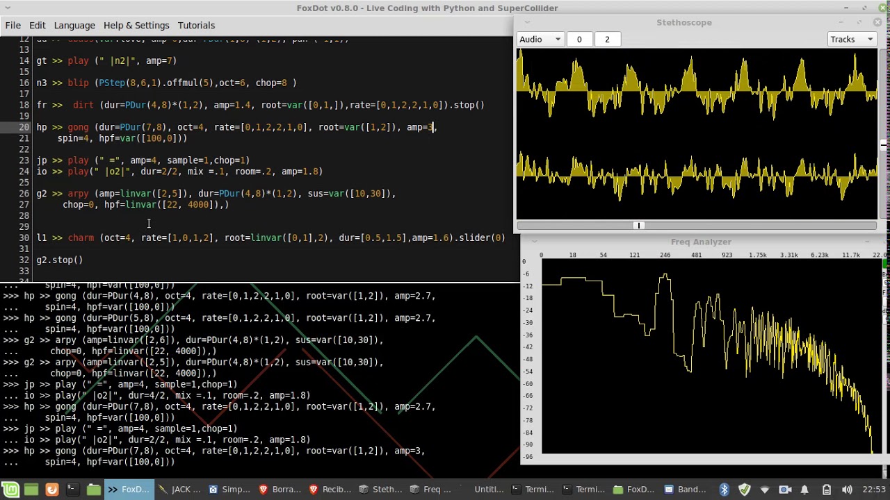 CyberAforismo | Livecoding | FoxDot - YouTube