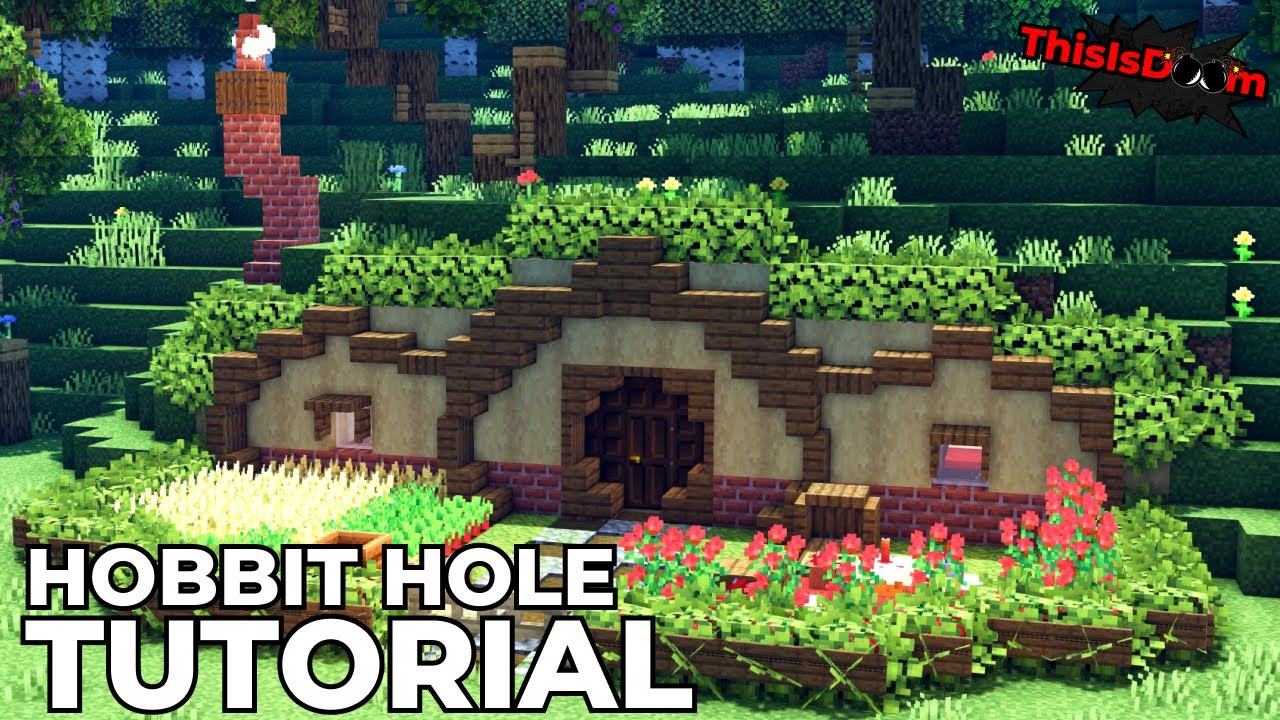Minecraft: How to Build Hobbit Hole - YouTube