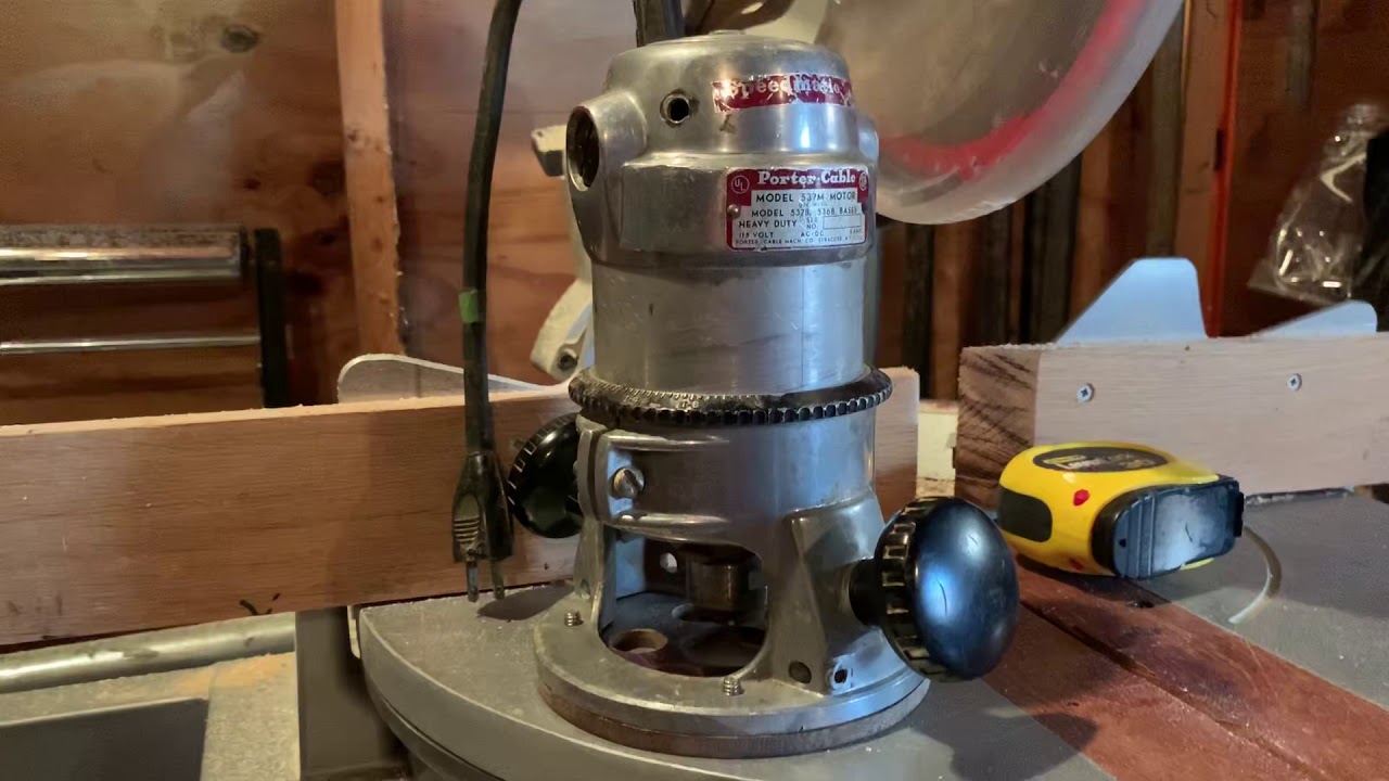 1960s Porter Cable Router: Fast Eddy Stories - YouTube