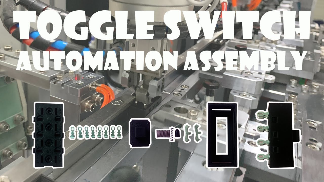 Toggle Switch Automatic Assembly Machine - YouTube