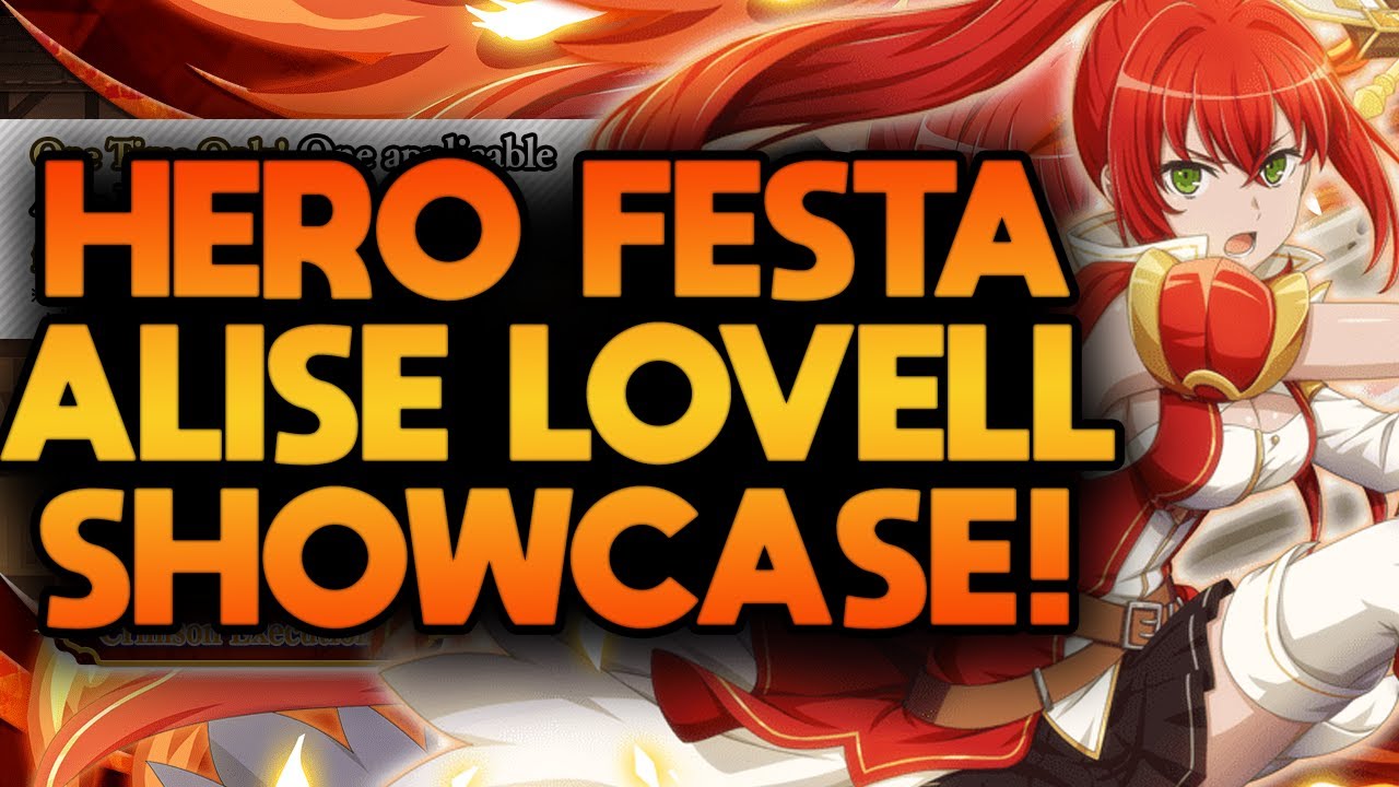 THE FIRE RUSH TEAM IS COMING BACK!? NEW HERO FESTA ALISE LOVELL ...
