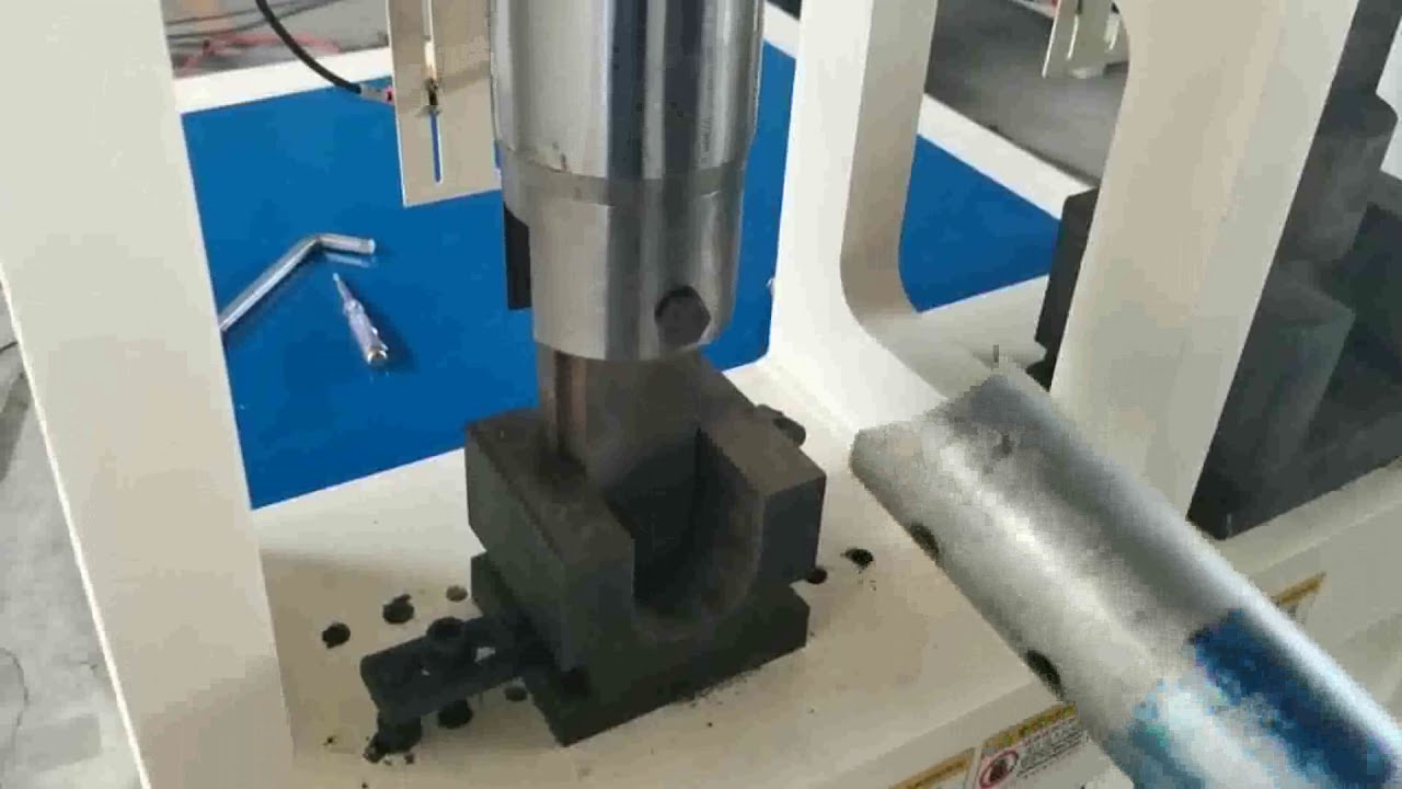 Heavy Duty Hydraulic Tube End Notching Machine - YouTube