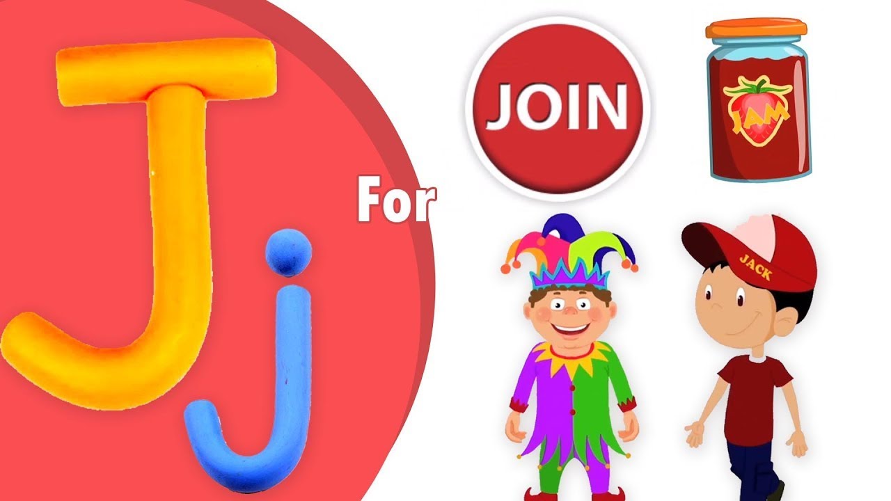 Learning Letter J With Play Doh For Kids + More Alphabet Video - YouTube